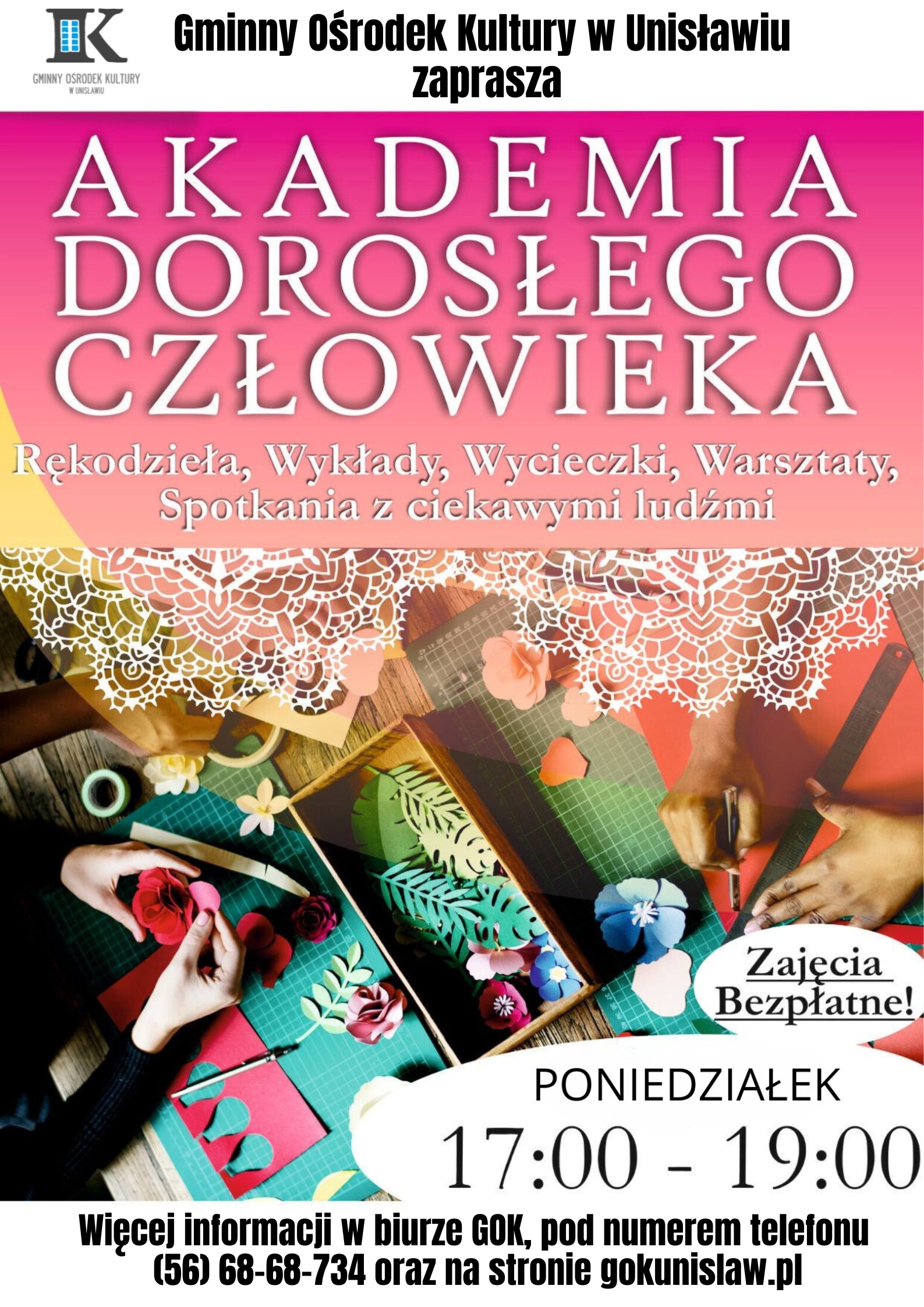 Gmina Unisław - Akademia Dorosłego Człowieka